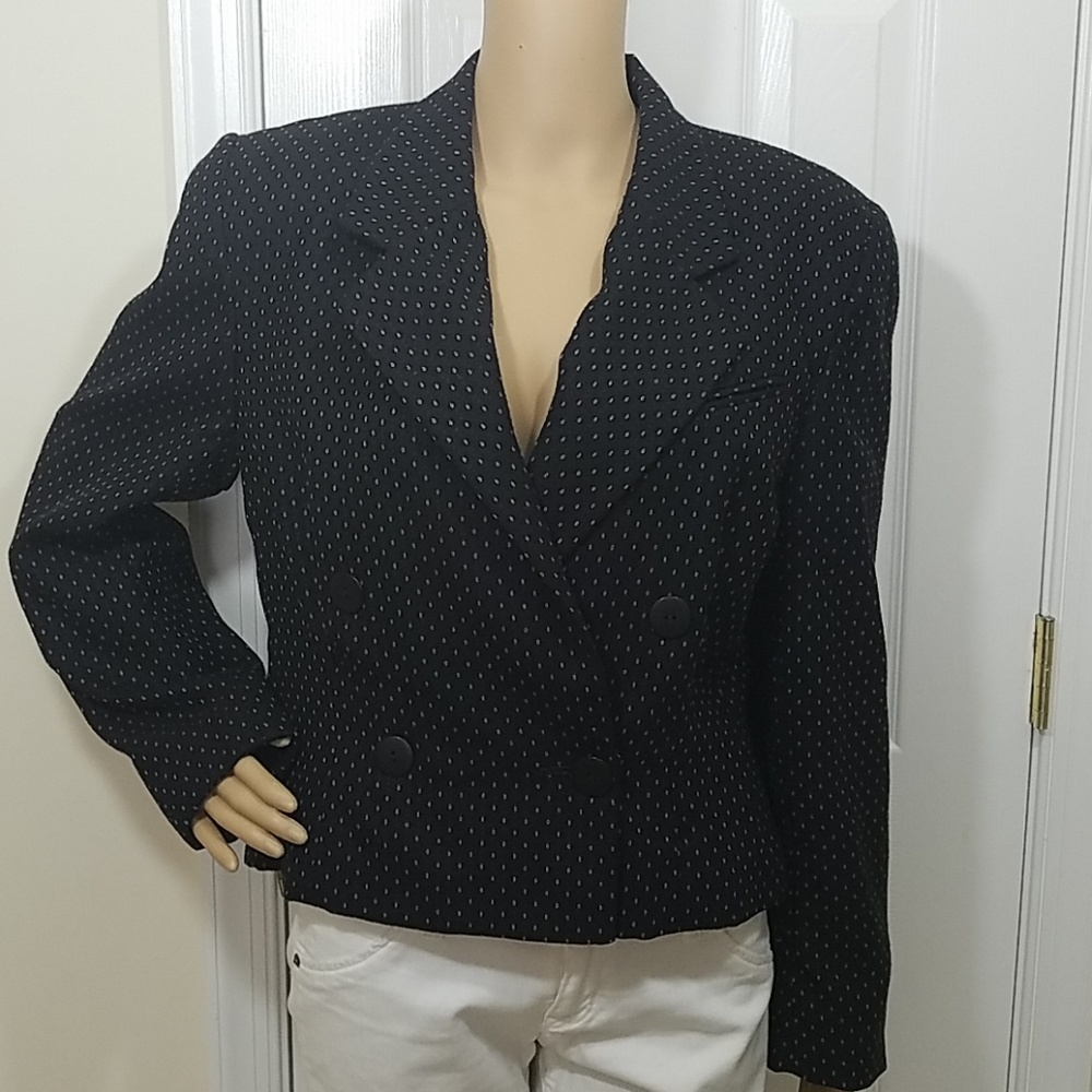 Christian Dior Polka Dots Blazer Women's Size 10 - Gem